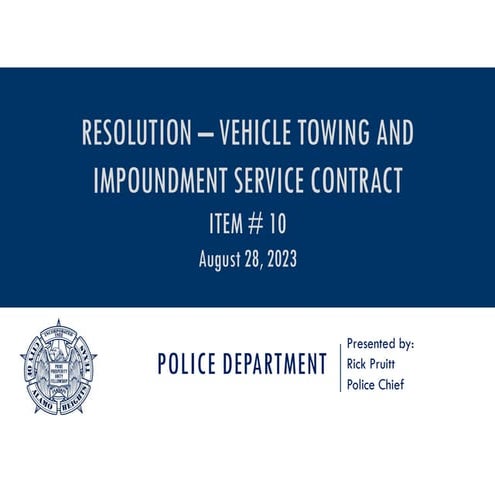 PPT Item # 10 - TxTow Corp. Contract | PDF