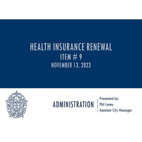 PPT Item # 9 - Insurance Renewals | PDF