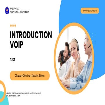PPT JARINGAN VOIP INTRODUCTION MATERI TJKT | PDF