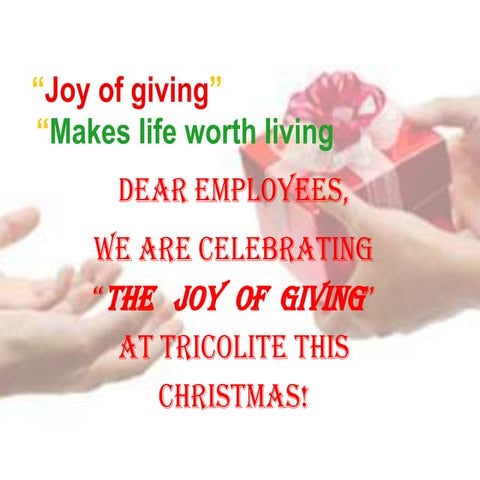 (Ppt)joy of giving | PPTX