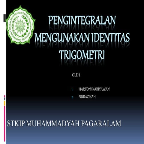 kalkulus integral | PPT