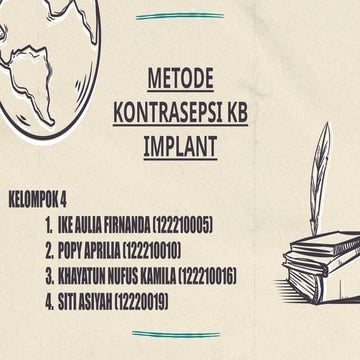 ppt kb implant kb susuk yang ditanam di bawah kulit | PPTX