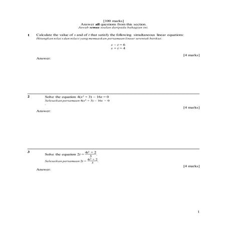 Ppt kbsm t4 matematik k1 | PDF