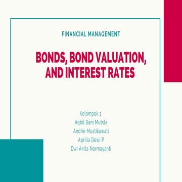 PPT KEL 1 BONDS, BOND VALUATION, AND INTEREST RATES.pdf