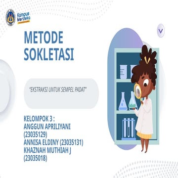 Pemisahan Larutan Berdasarkan Metode Sokletasi.pptx