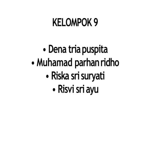 Ppt kel 9 | PPT