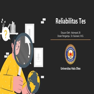 PPT evalusasi pendidikan matematika tentang Reliabilitas Tes.pptx