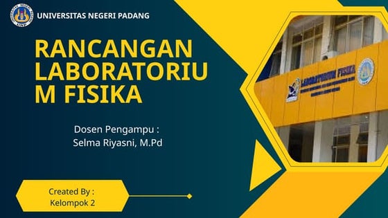 tata letak / layout LABORATORIUM | PPTX