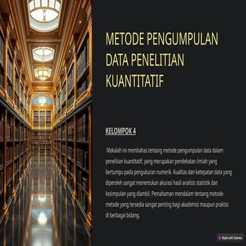 PPT Kelompok 4 (Metode Pengumpulan Data Penelitian Kuantitatif).pptx
