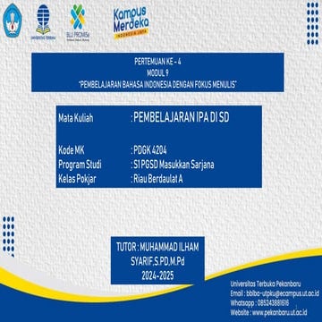 PPT_KELOMPOK_4_MODUL 9(PENDIDIKAN BAHASA INDONESIA DI SD).pptx