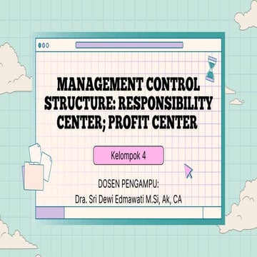 Management System Control, Structure, Responsibility center, Profit ...