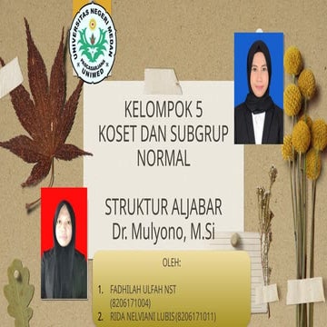 PPT KELOMPOK 5 KOSET & SUBGRUP NORMAL (1).pptx