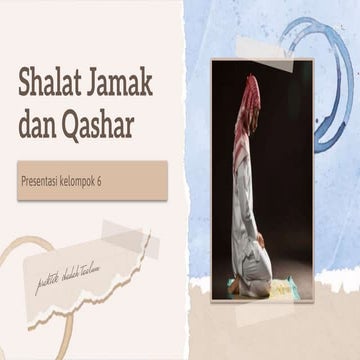 shalat jamak khasar | PPT