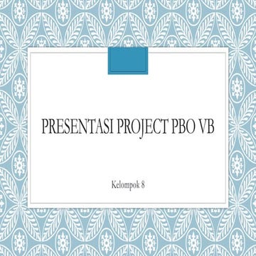 PPT KELOMPOK 8 - Koneksi database MySQL dengan VB Net.pptx