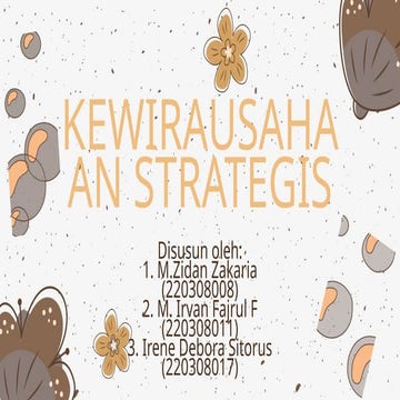 PPT KEWIRAUSAHAAN STRATEGIS.pptx.pptx bisnis internasional | PPTX