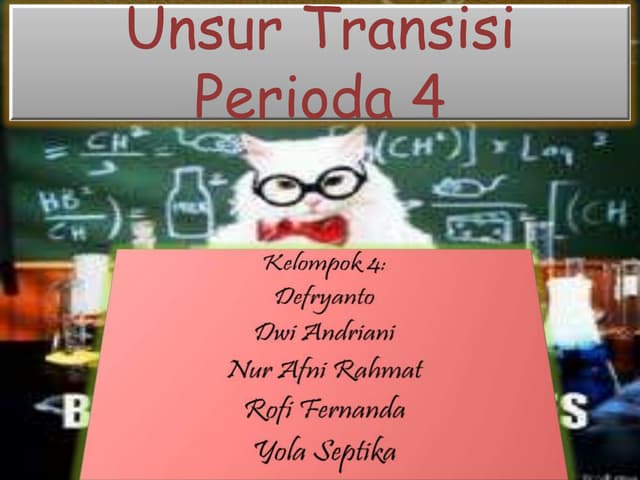 Kimia unsur golongan 1A & 2A | PPTX
