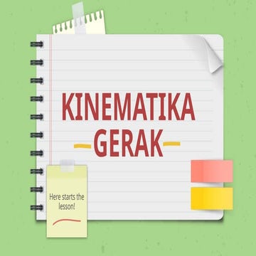 PPT KINEMATIKA GERAK kelas 11 ipa .pptx