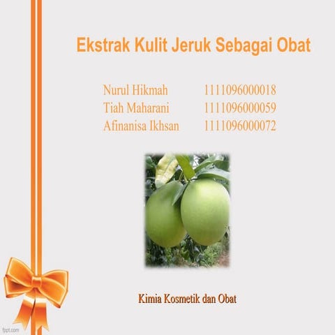 kulit jeruk bali | PPT