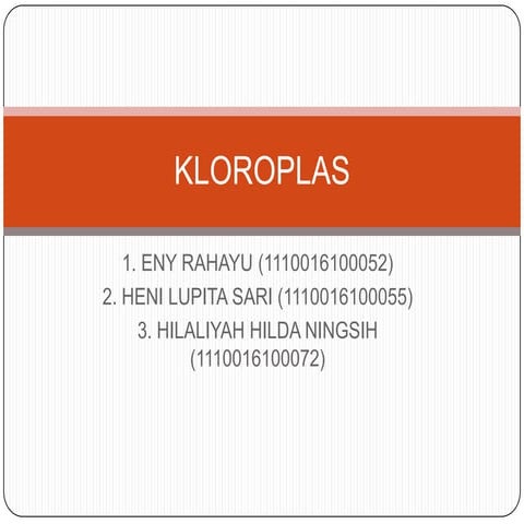 PPT kloroplas | PPTX