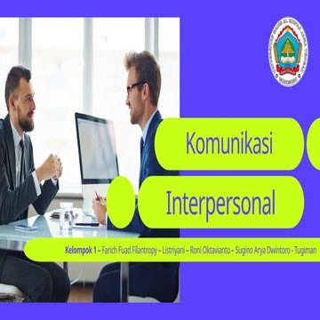 PPT Jenis Komunikasi Interpersonal .pptx
