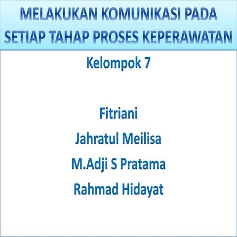 Ppt komunikasi kel 7 | PPTX