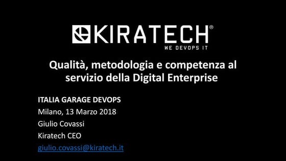 Kaizen e DevOps: il miglioramento continuo | PPT