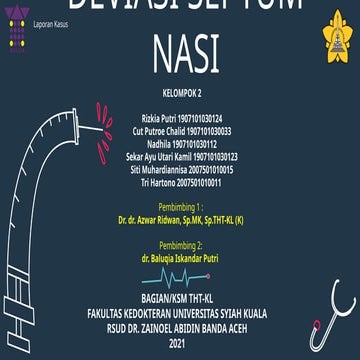 PPT LAPKAS DEVIASI SEPTUM deviasi powerpoint | PPTX