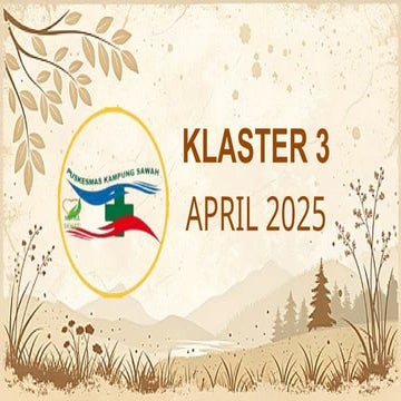 PPT LAPORAN BULAN APRIL KLASTER 3 _2025.pptx
