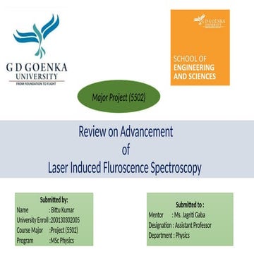 PPT Laser florcent Induced Spectroscopy(bittu).pptx