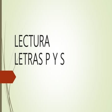 Ppt lectura de silabas y palabras py s | PPTX