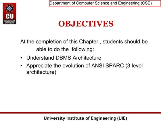 ANSI-SPARC Architecture and its type .pptx | Databases | Computer Software and Applications