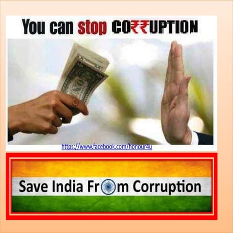 Stop corruption | PPTX