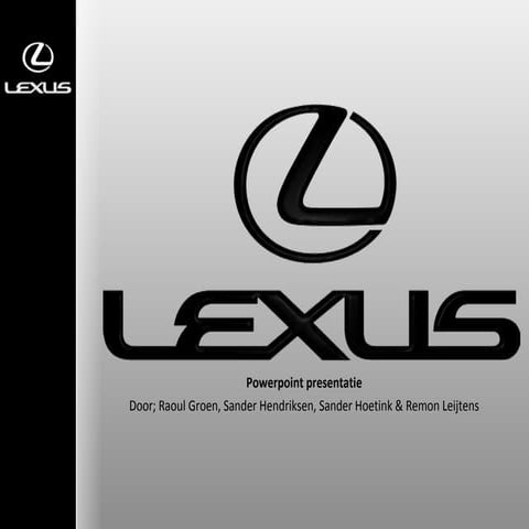 Ppt Lexus(1) | PPT