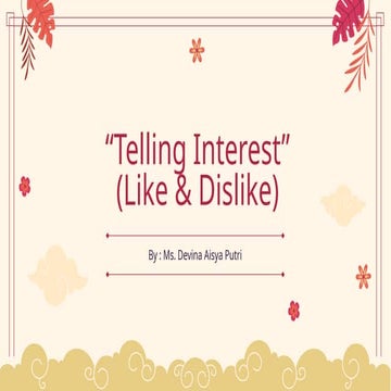 EXPRESSING LIKE AND DISLIKE ppt.pdf
