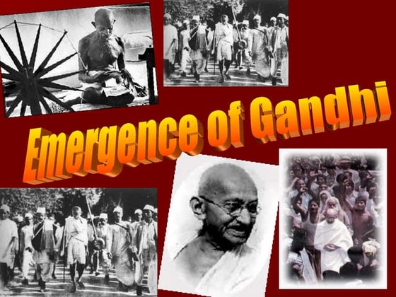 Biography of Mahatma Gandhi : 1869-1948 | PPT
