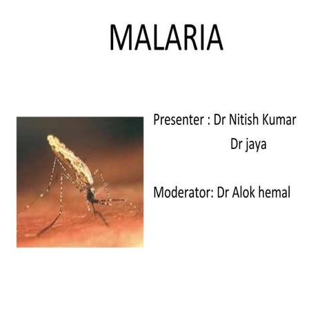 Malaria Ppt Final, 57% OFF | www.oceanproperty.co.th