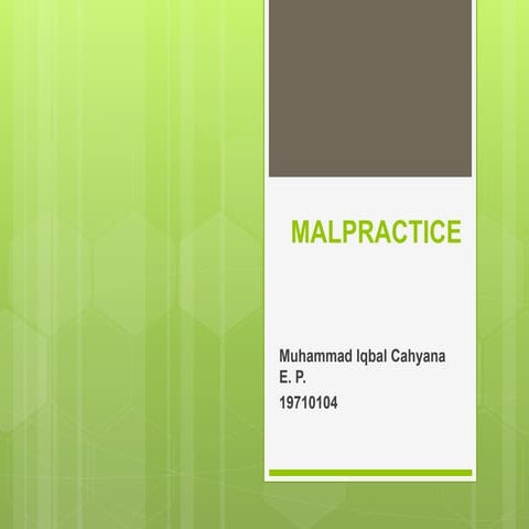 PPT Malpractic | PPTX
