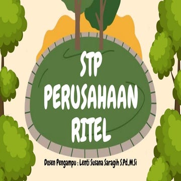 STP perusahaan Ritel, Jasa ataupun Produk | PPTX