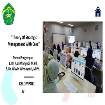 Theory of Strategic Management with Case | PPT