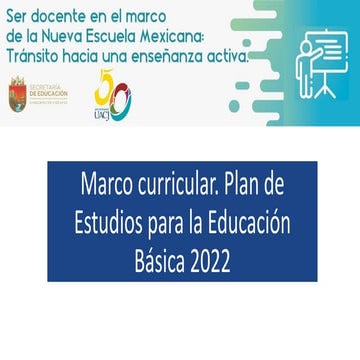PPT Marco curricular. Plan de Estudios para la Educación Básica 2022 ...