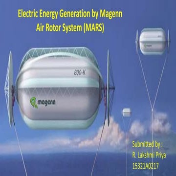 MARS(Magenn air rotor system) | PPT