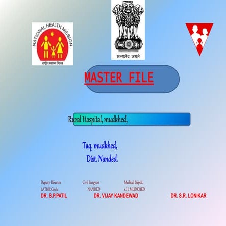 Ppt masterfile of health institute | PPTX