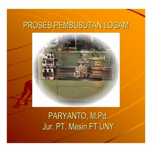 (P pt) materi 2. proses kerja bubut (turning) | PDF