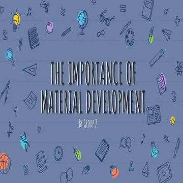Material Development | PPTX