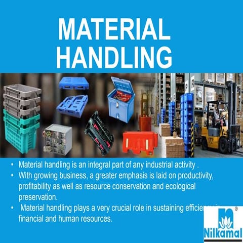Ppt material handling 1 | PPTX | Business | Business and Finance