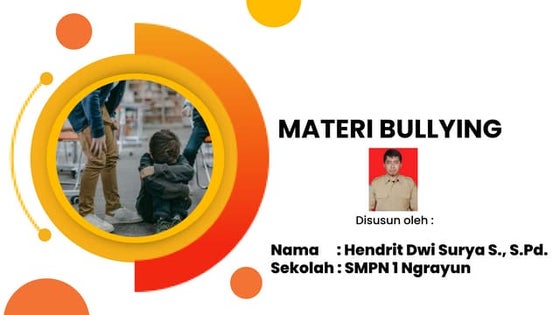 Powerpoint bullying di sekolah dan cara mengatasinya.pptx