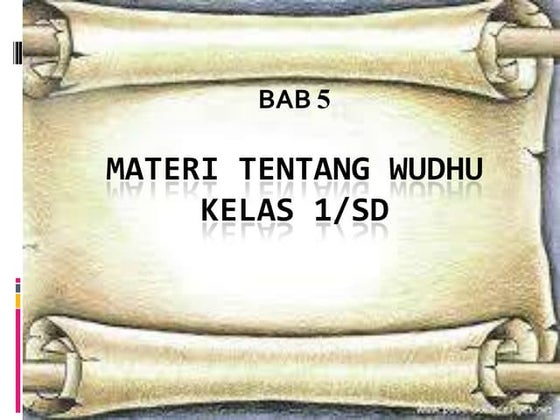 Power point wudhu | PPTX