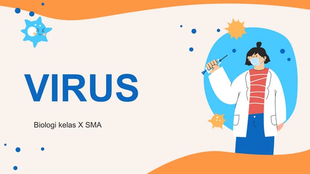 PPT Biologi SMA Kelas X-Virus | PPT