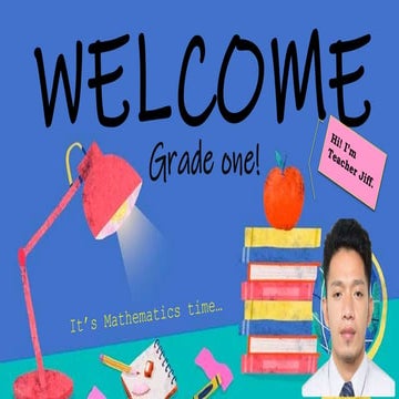 MATH DAYS OF THE WEEK FOR GRADE ONE PUPILS | PPTX