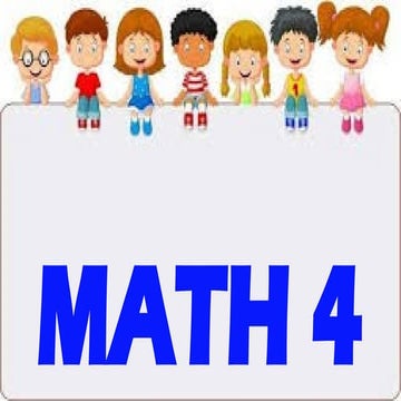 PPT_MATH_G4_Q2_W6 suitable to elementary learners | PPTX